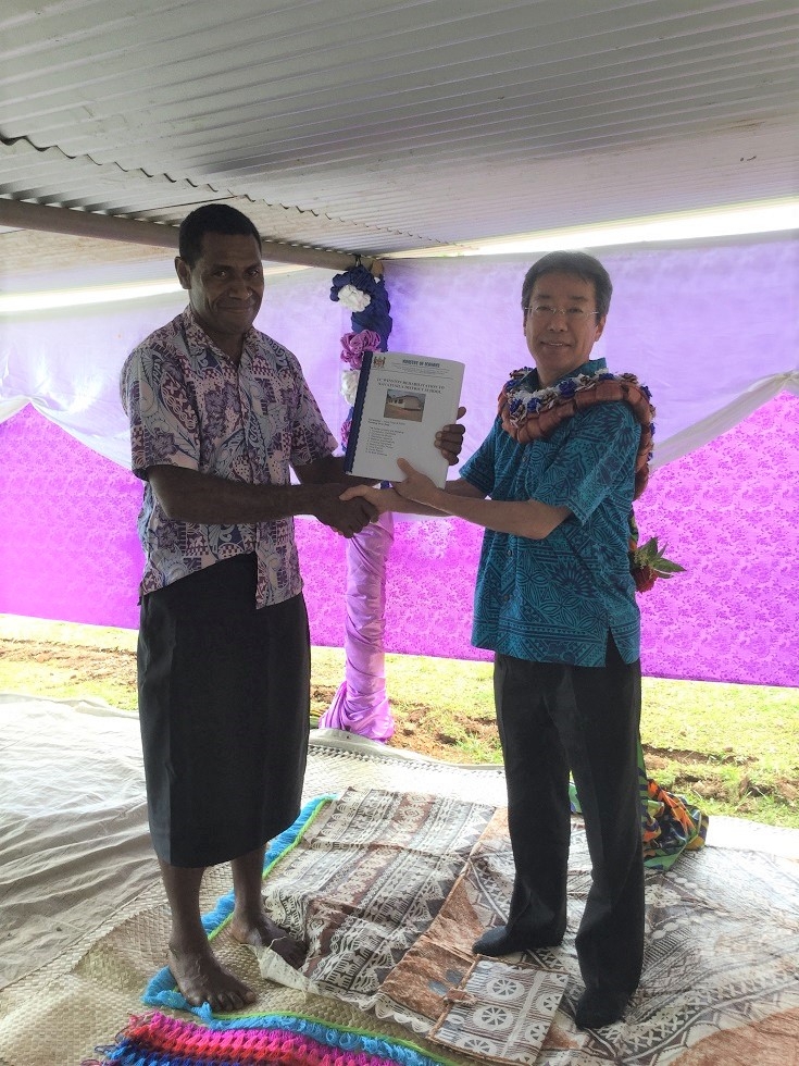 The Handover Ceremony for “The Project for Rehabilitation of Navatusila ...